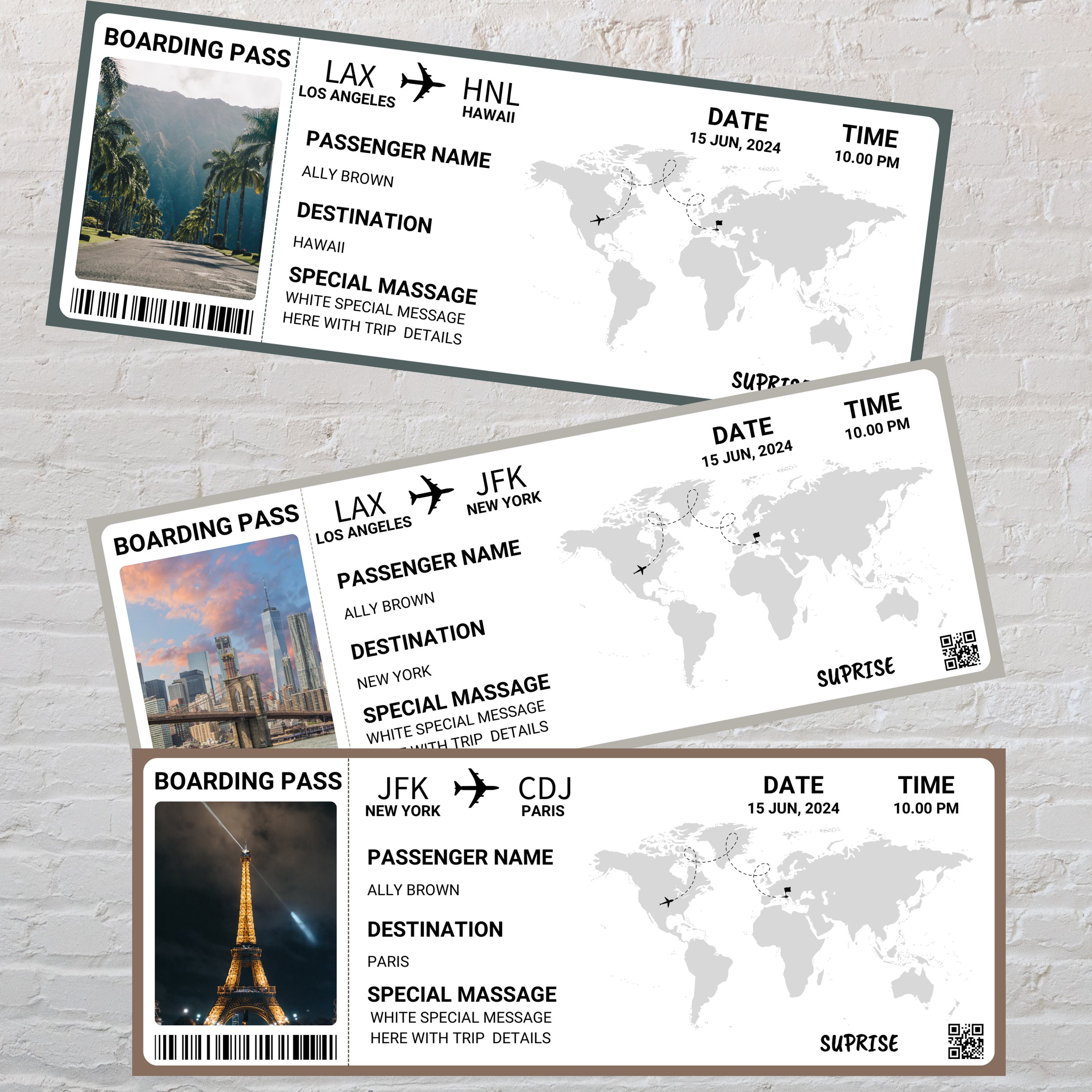 Editable Boarding Pass Template Printable Airline Ticket Boarding Pass ...