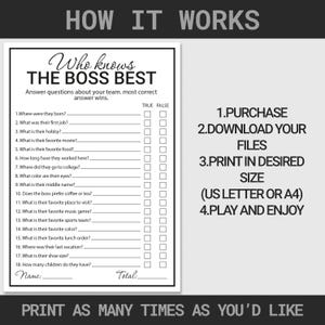 Who Knows the Boss Best Game | How Well Do You Know the Boss Game ...