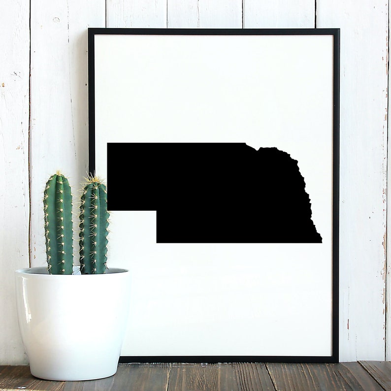 Nebraska Outline SVG Files Nebraska Silhouette SVG File Nebraska Cut ...