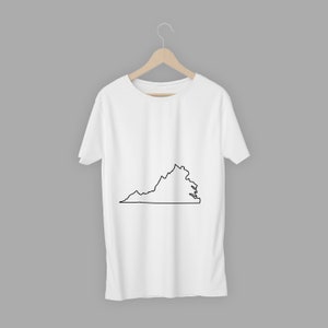 Virginia Outline SVG Files | Virginia Silhouette SVG Files | Virginia ...