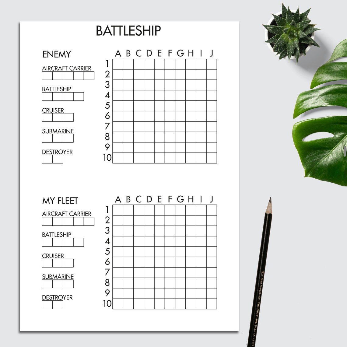 Printable Battleship Game | Battleship Game | Battleship Board Game ...