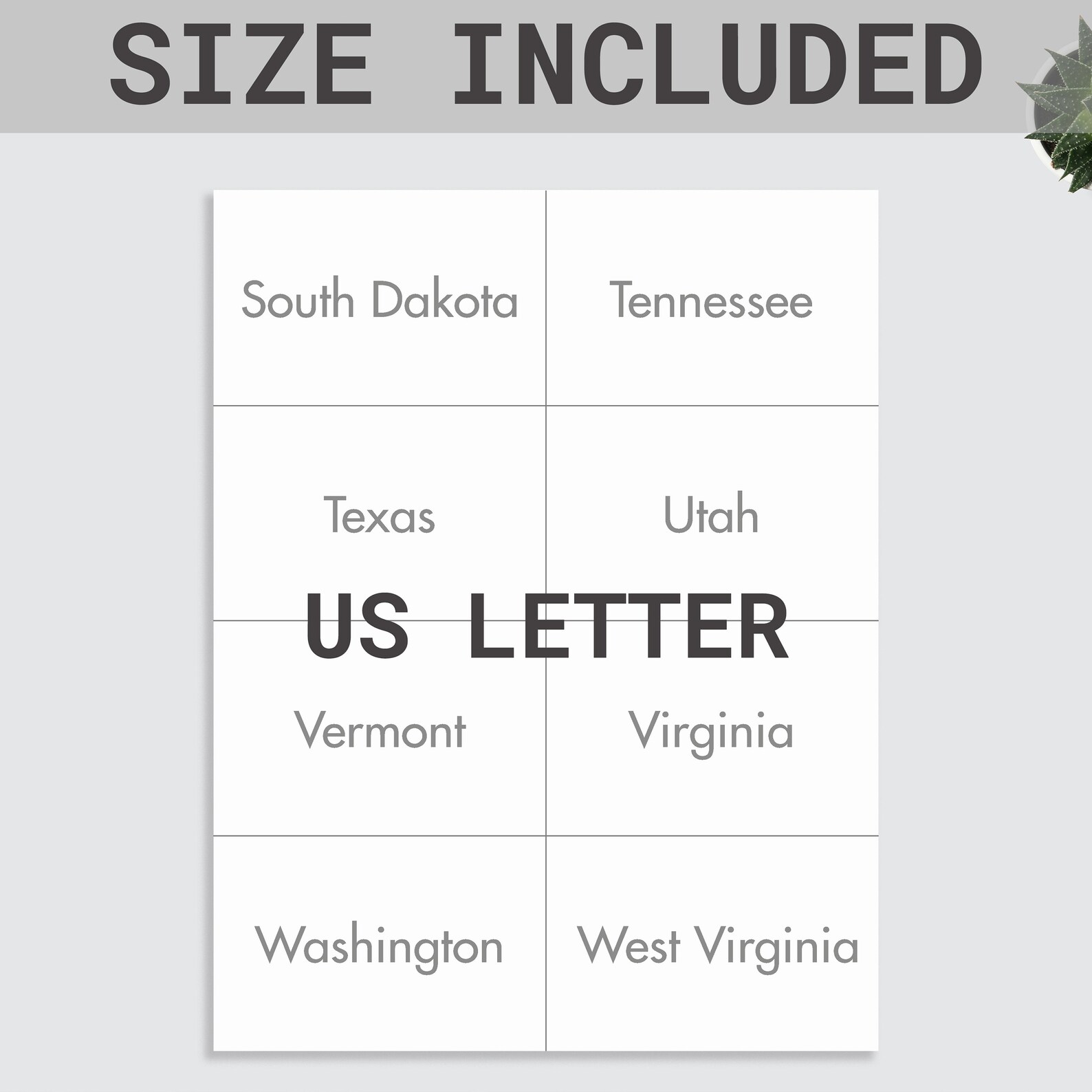 Printable US States and Capitals Flash Cards Educational Activities US ...