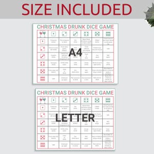 Drunk Dice Christmas Drinking Game | Christmas Party Game | Christmas ...