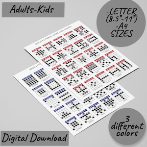 100 Bingo Patterns | Printable Fun Bingo Party Game | Bingo Winning ...