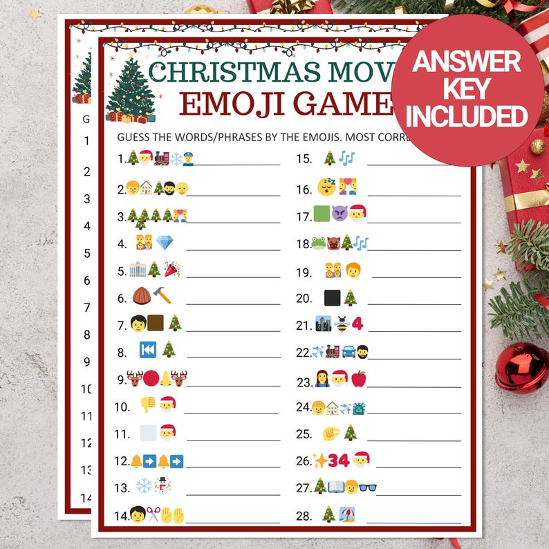 Christmas Emoji Games | Christmas Emoji Songs and Movies | Fun ...