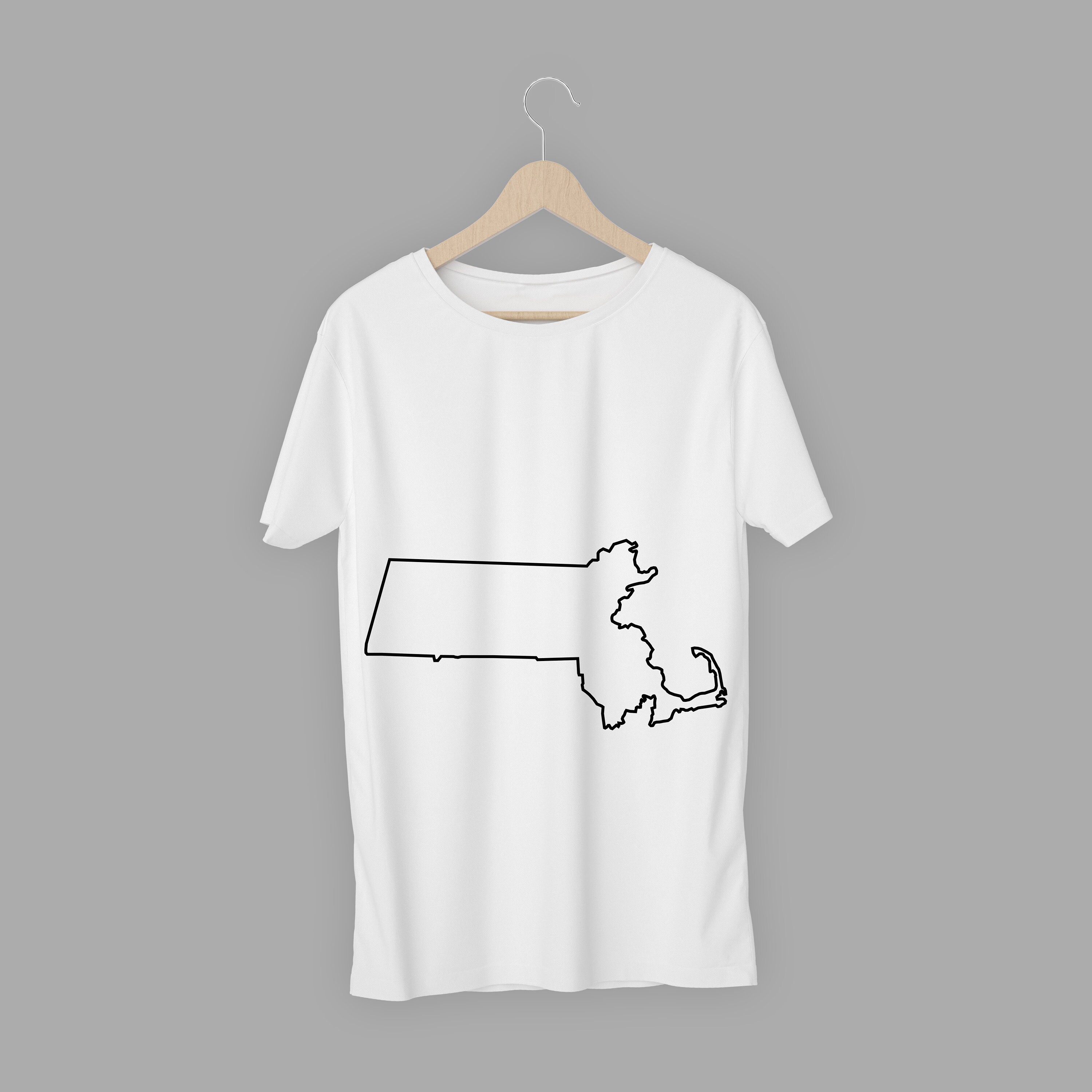 Massachusetts State Outline SVG Files Massachusetts Silhouette SVG ...