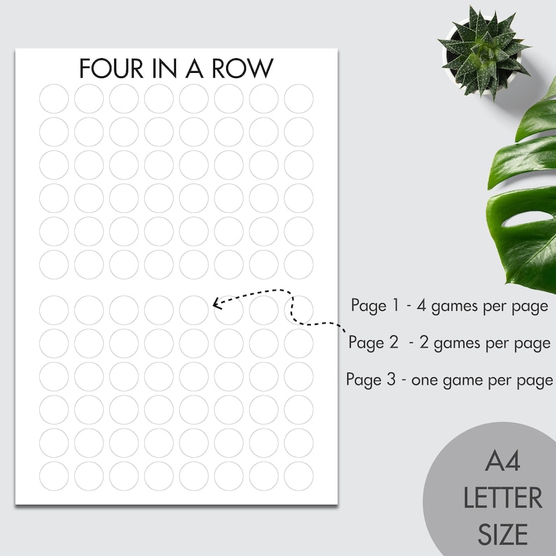 Pen and Paper Printable Games Travel Games Dry Erase Travel Games Tic ...