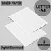 Printable Lined Paper | Printable Note Paper | Digital Lined Paper ...
