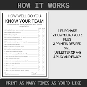 Office Trivia Team Building Games | Team Building Games | Coworker ...