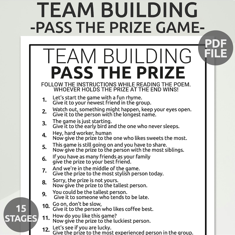 Team Building Games - Etsy