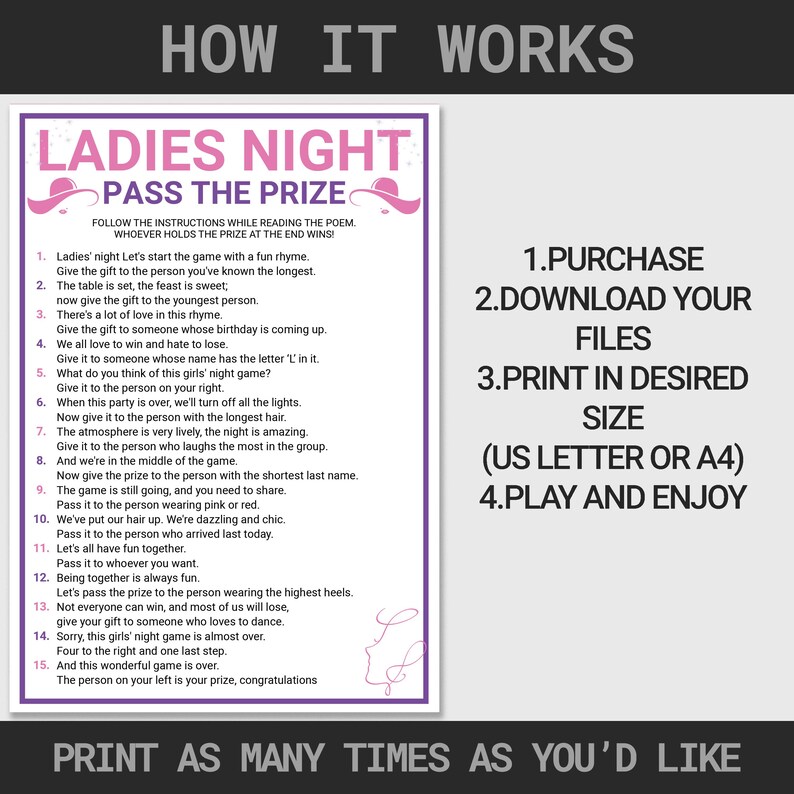 Ladies Night Pass the Prize Games | Ladies Night Party Games | Pass the ...