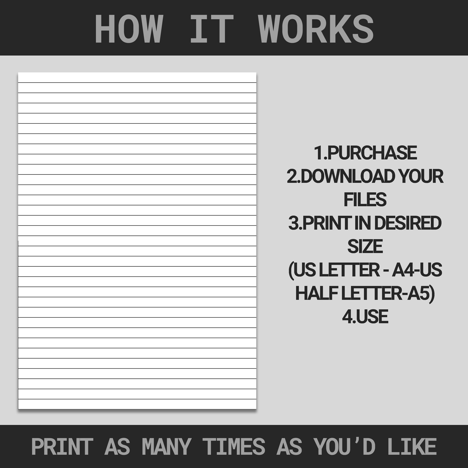 Printable Notes Page | Notes Template | Note Taking | Writing Paper ...