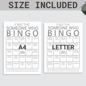 Get to Know You Bingo | Icebreaker Bingo Find Someone Who | Find the ...