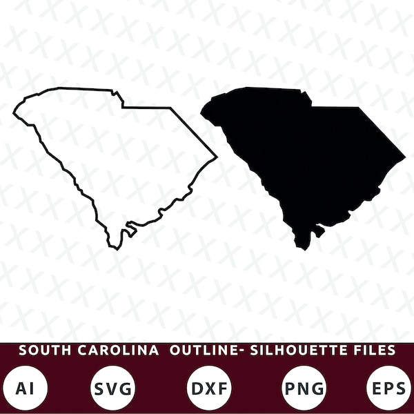 South Carolina Svg - Etsy