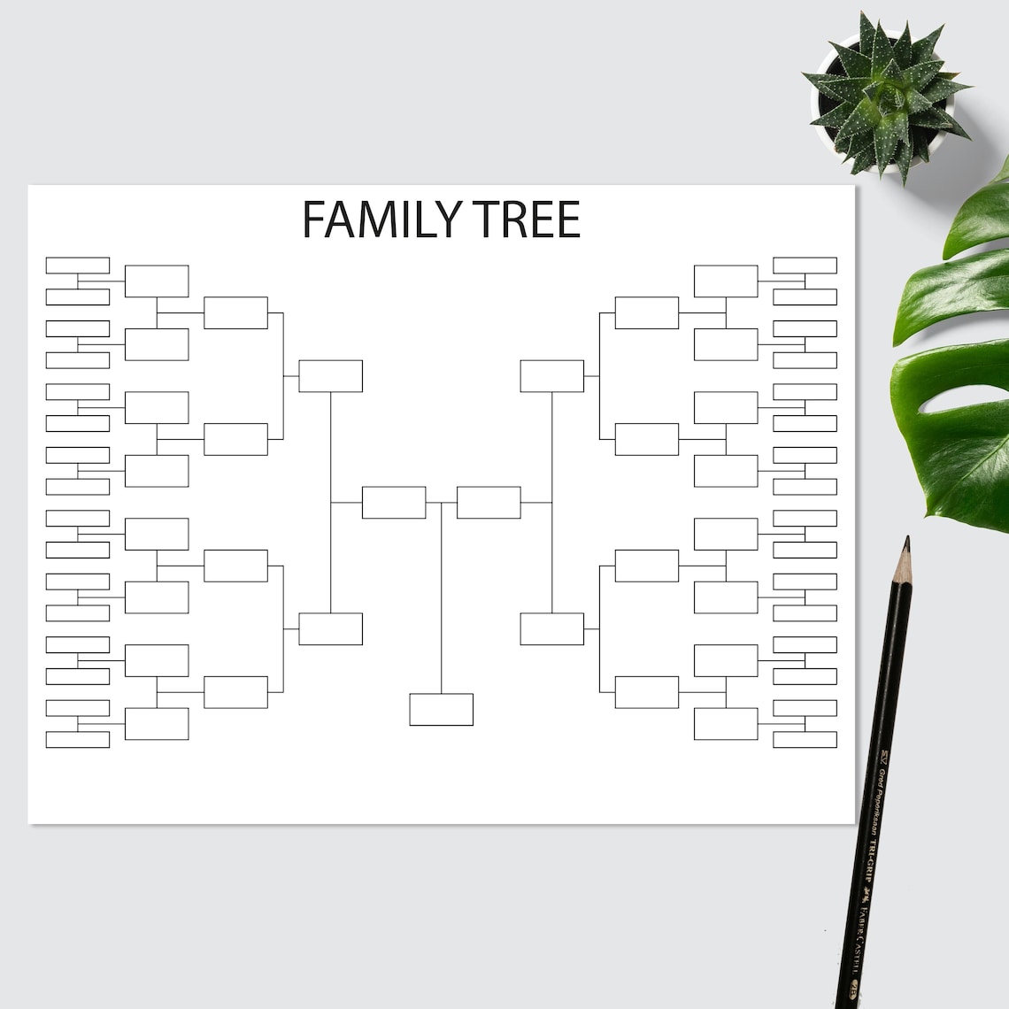 Family Tree Chart | Printable Family Tree Template | Family Tree ...