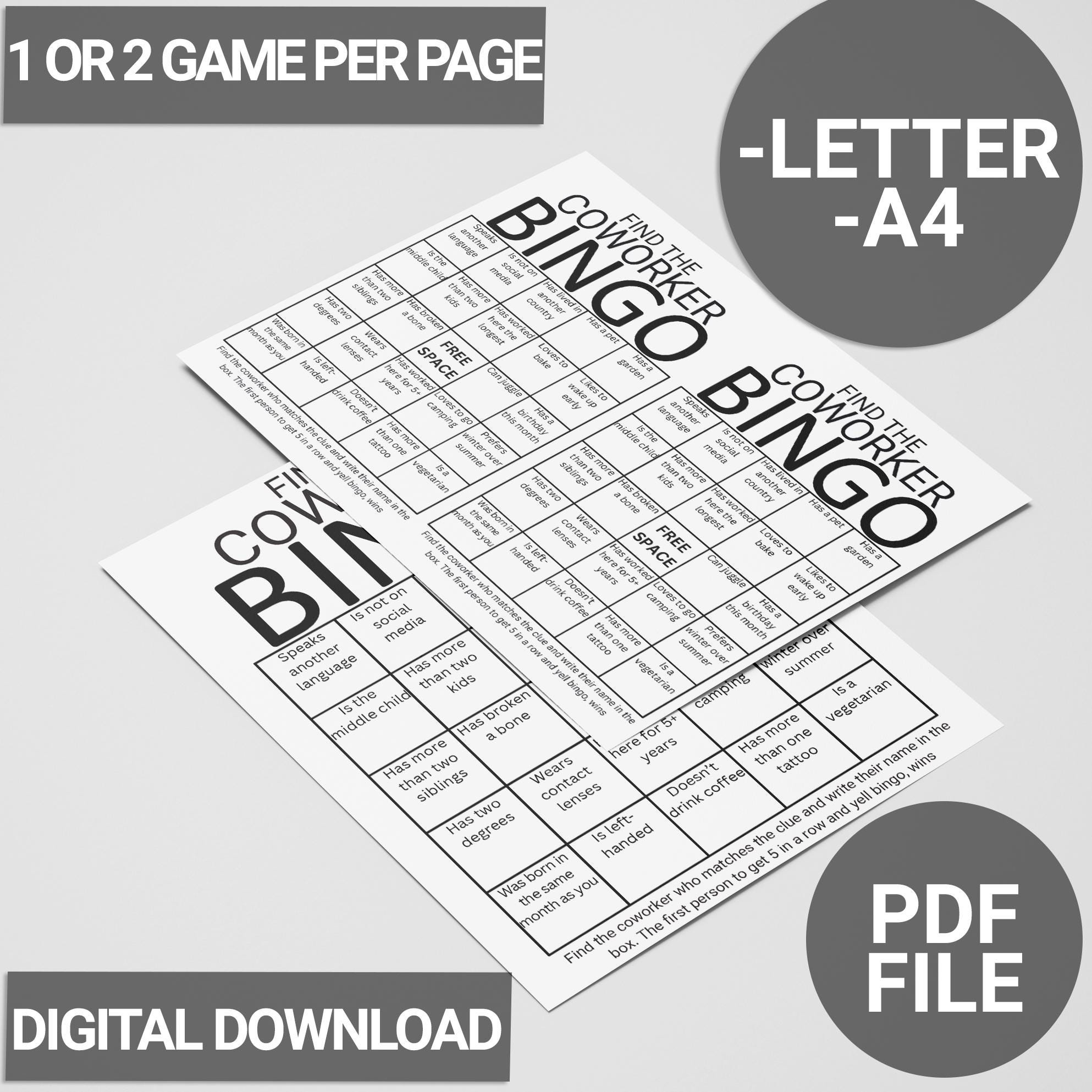 Editable Get to Know You Bingo | Icebreaker Bingo Find Someone Who ...
