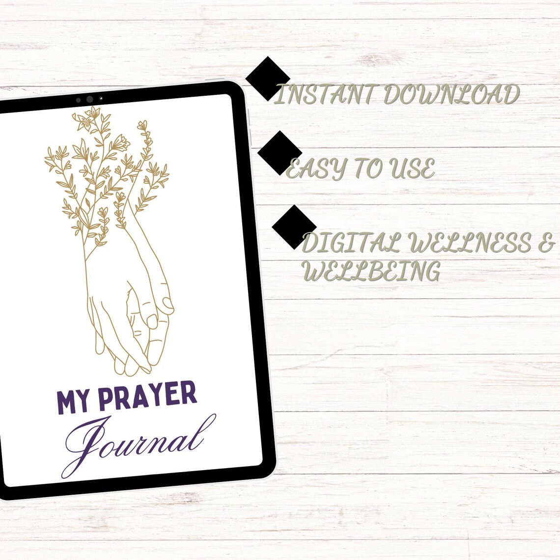 Prayer Journal Printable | Bible Study Guide | Gratitude Journal ...
