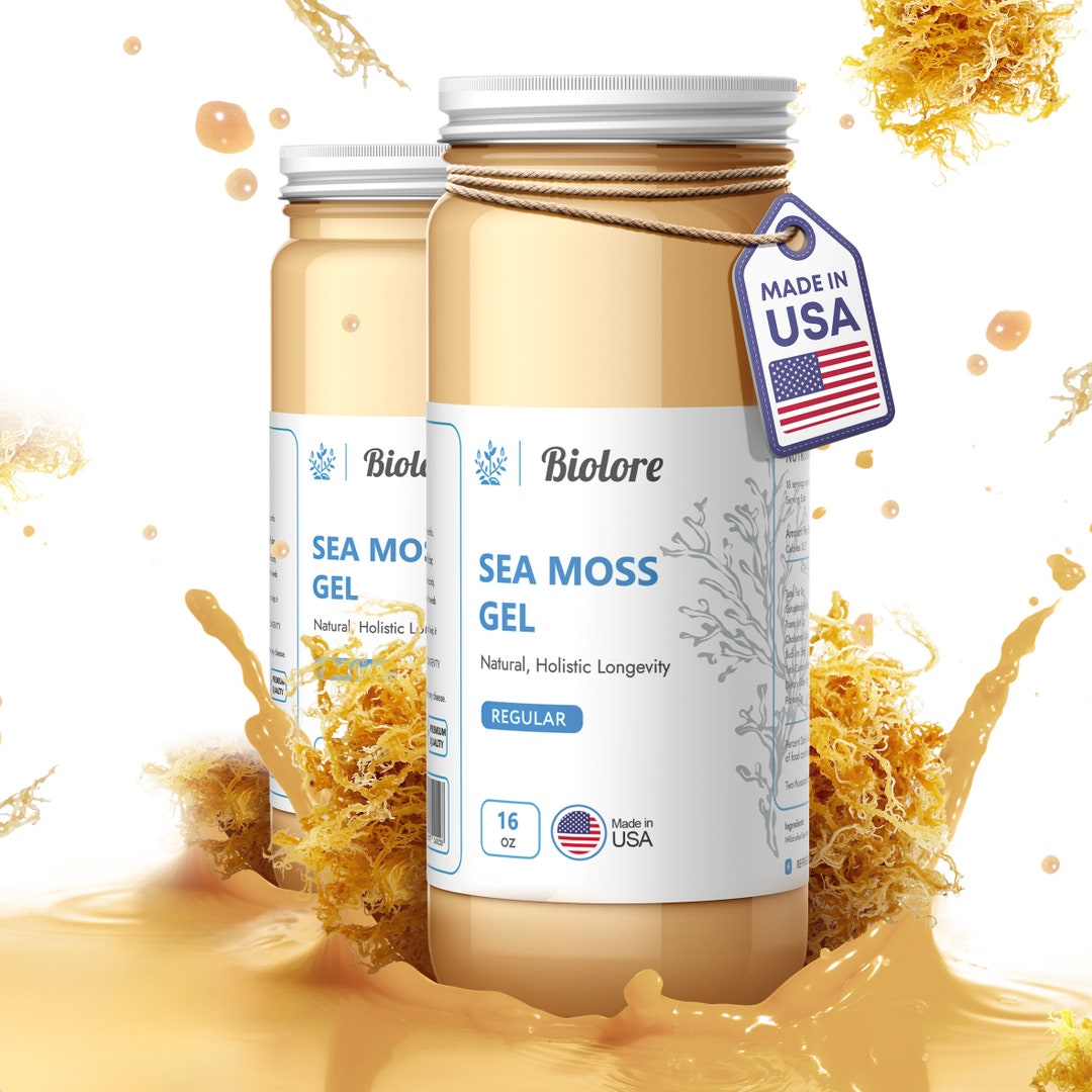 Biolore Sea Moss Gel Original - 32 Oz | Irish Seamoss | Antioxidant-rich Vegan Superfood|immune ...