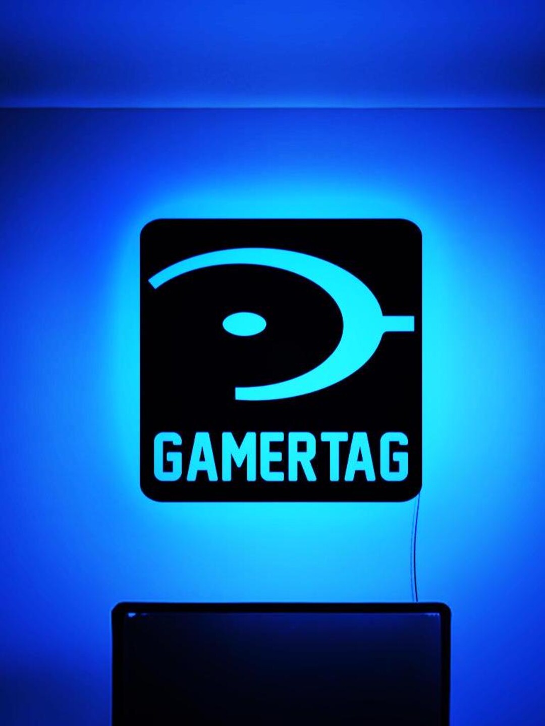 Halo Led Wall Decor Halo Game Led Sign Wall Art Personalized Gift ...