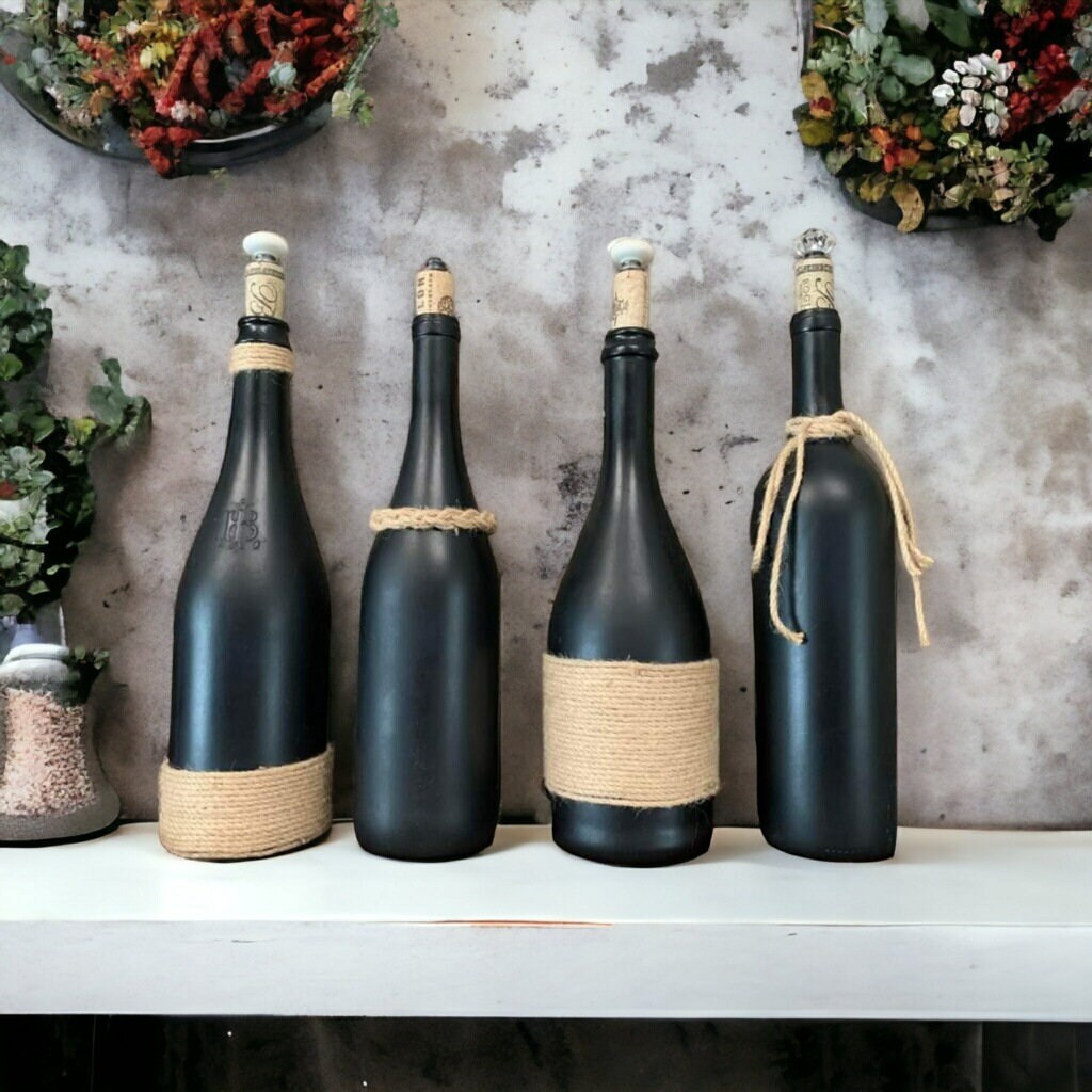 Custom Wine Bottle Decor - Etsy