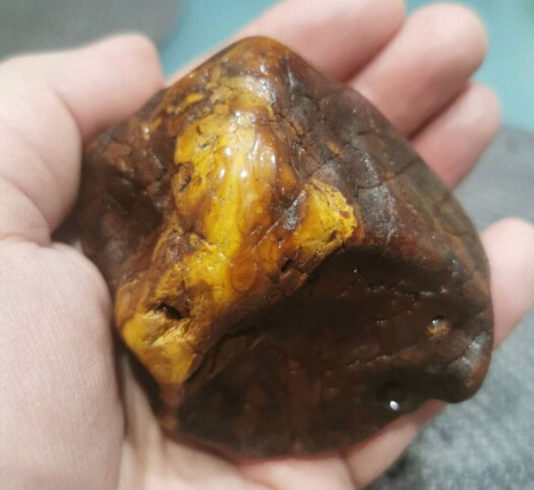 Big Baltic Amber Stone Genuine Raw Stone 98 Gr - Etsy