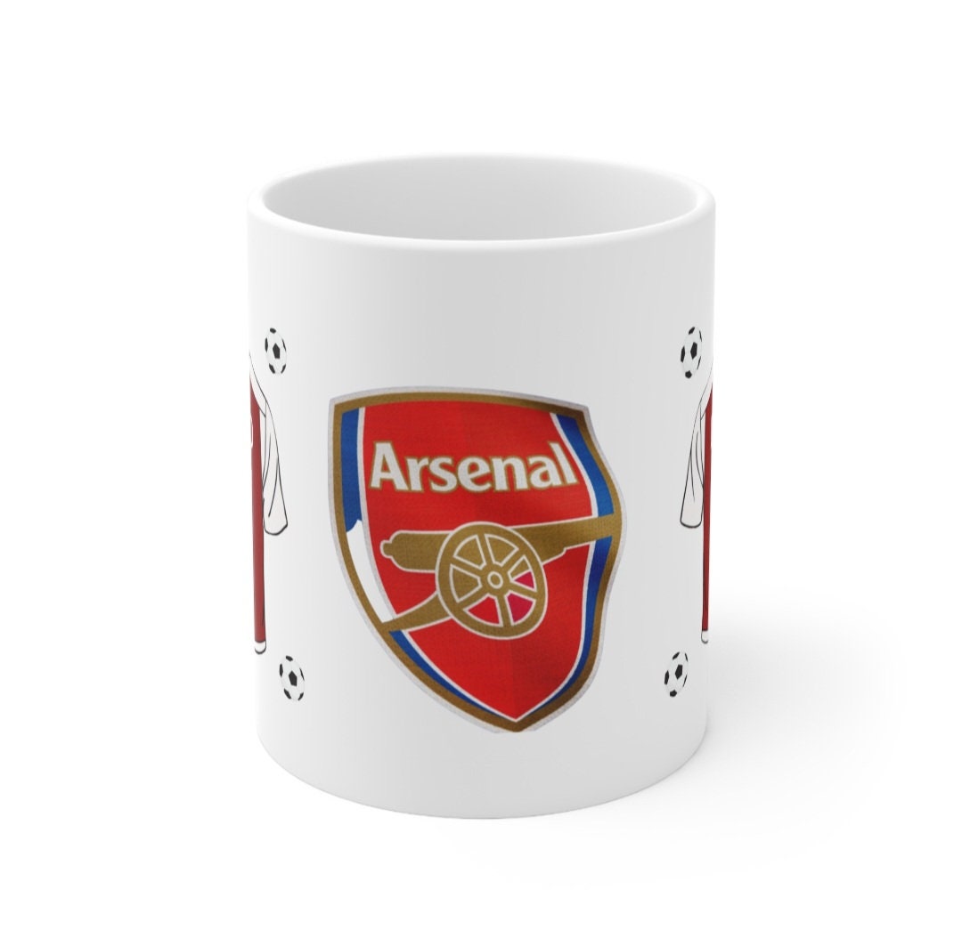 Arsenal Themed Mug Personalised Him Her Football Gift - Etsy UK