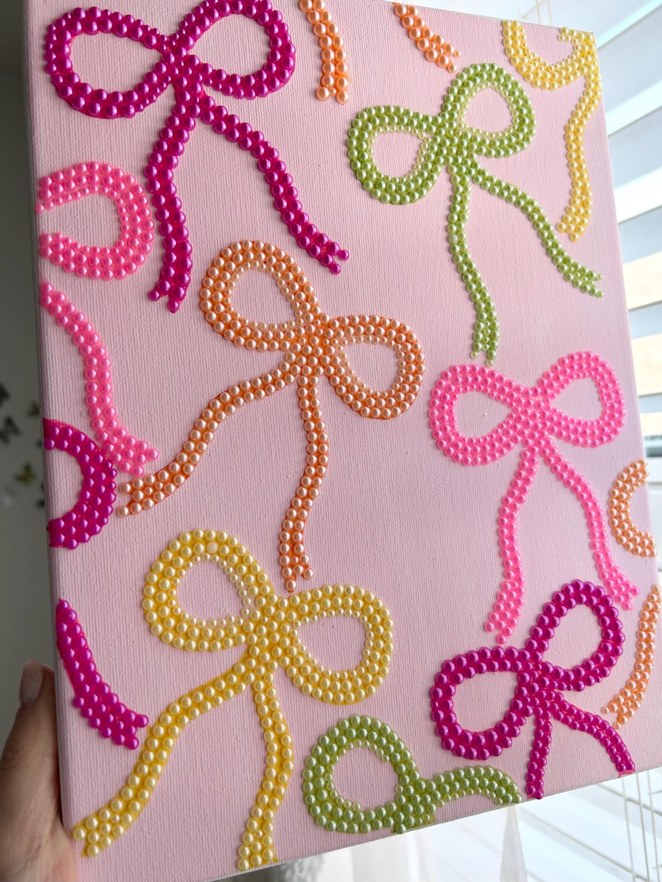 Bow Canvas - Etsy