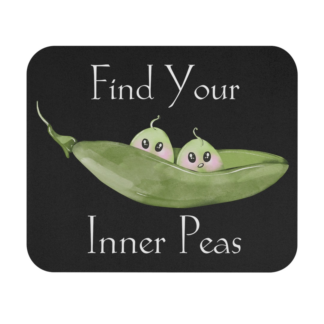 Find Your Inner Peas Mouse Pad - Etsy