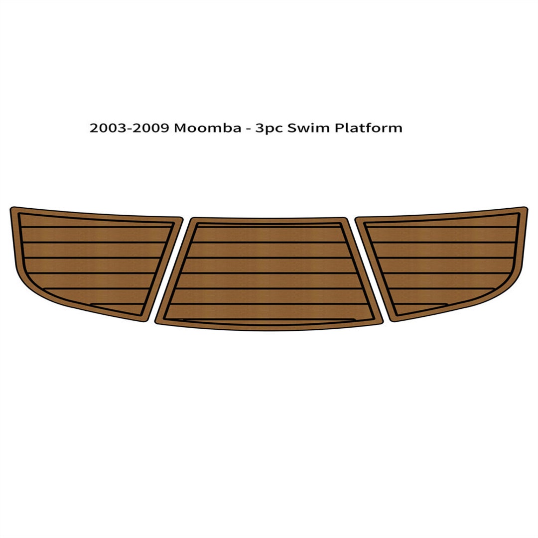 Custom Fit EVA Foam Teak Deck Mat - Compatible With 2003-2009 Moomba ...