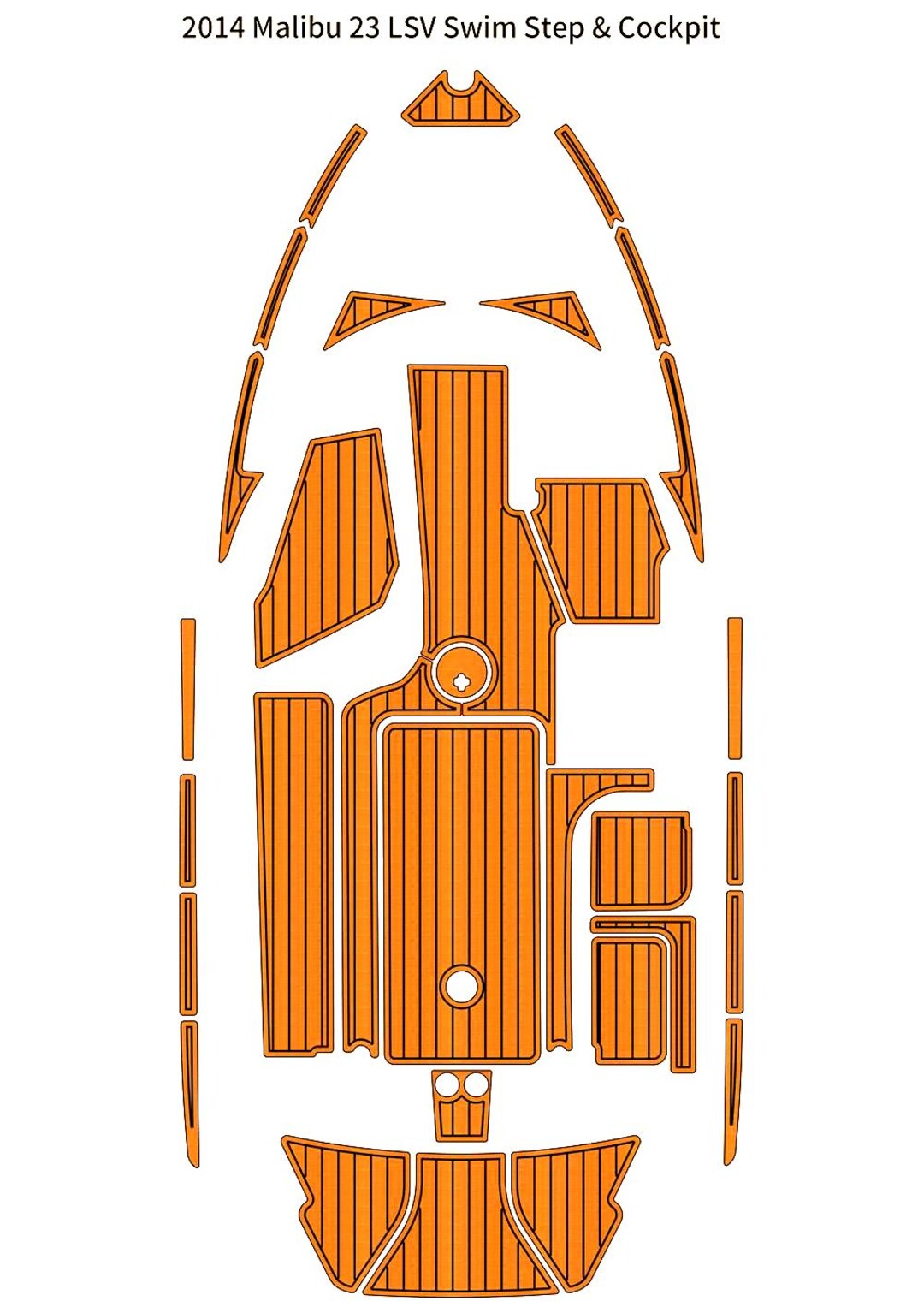 2014 Malibu 23 LSV Swim Platform EVA Flooring | 1/4" ASTM F1677 Faux ...