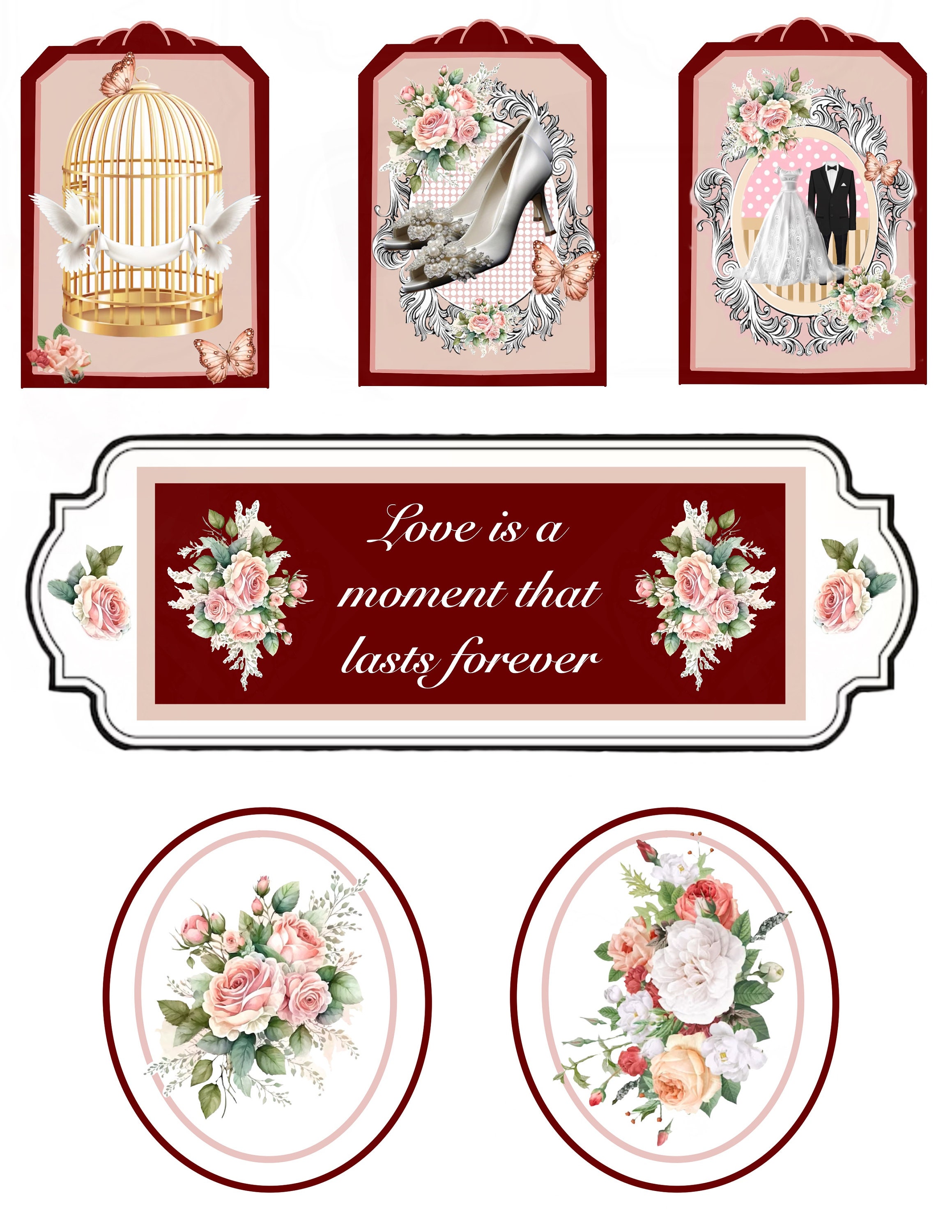 Wedding Day Paper Collection Pack Scrapbooking Paper - Etsy