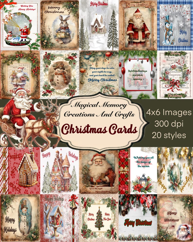 Christmas Card Covers - Etsy