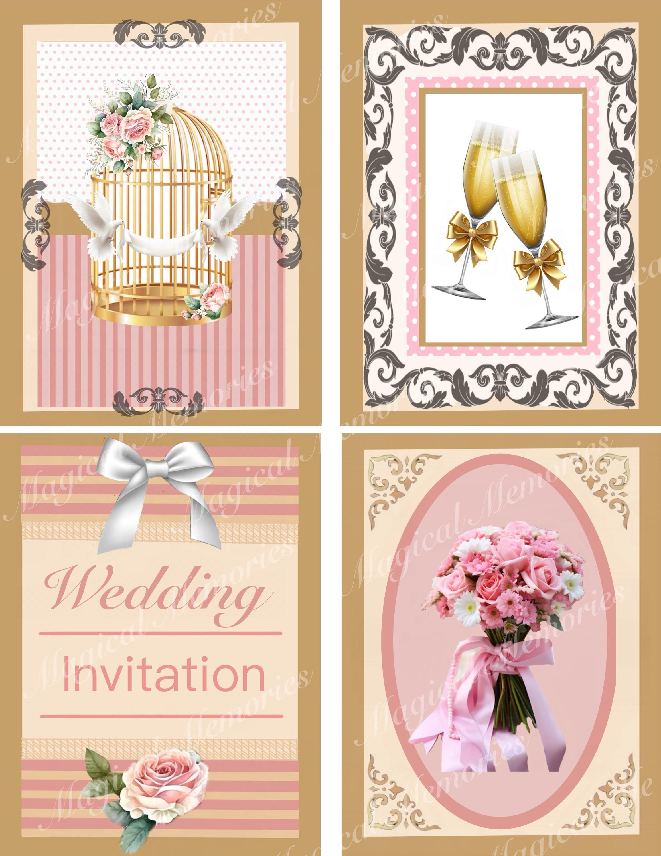 Wedding Day Paper Collection Pack Scrapbooking Paper - Etsy