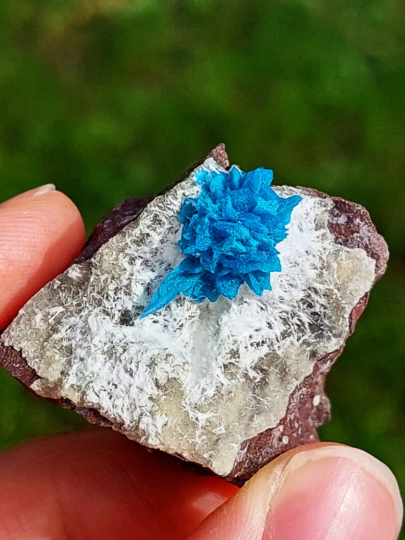 BIG Cavansite / Pentagonite & Stilbite on Matrix Minerals Specimens ...
