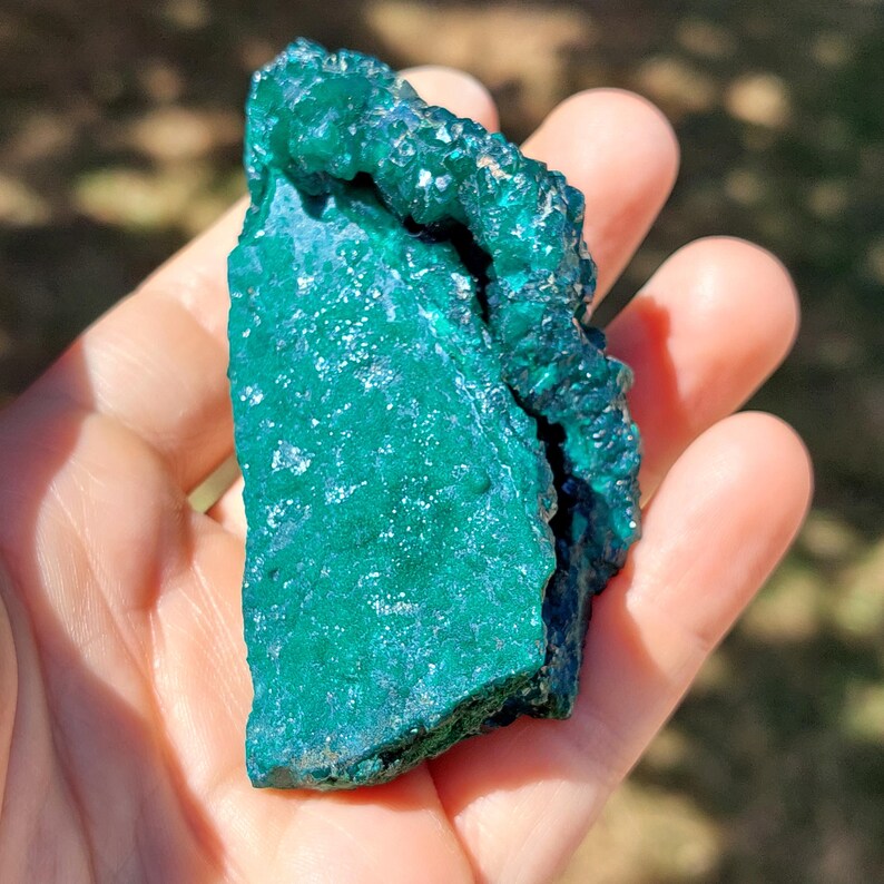 GEODE Dioptase with Malachite pseudomorph after Baryte Kapata Kolwezi ...