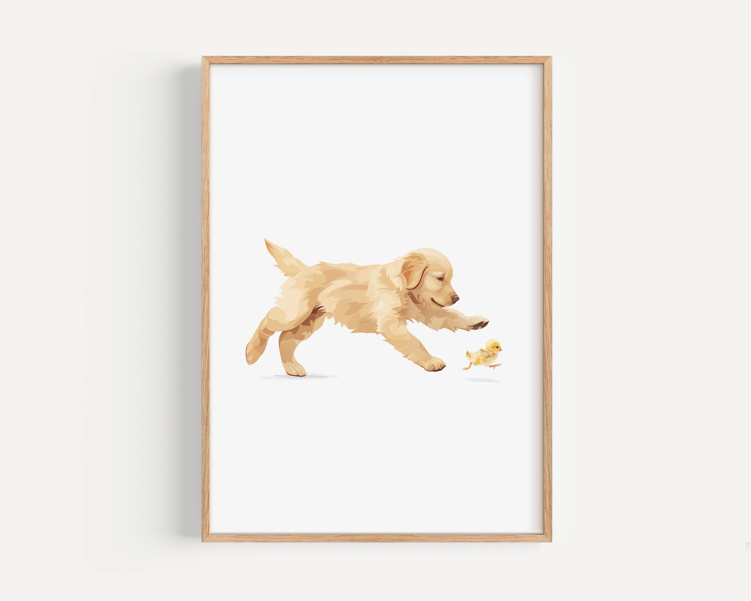 Goldendoodle Dog Nursery Printable, Golden Retriever Doodle Wall Art ...