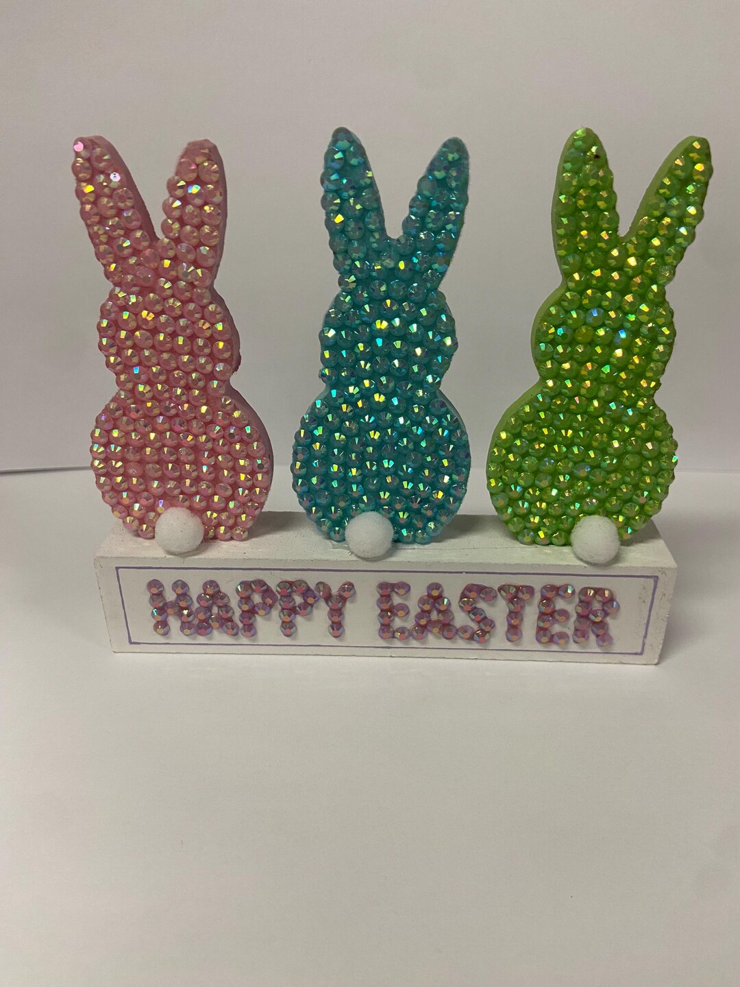 Sweet Bling Bunny Tiered Tray Decor for Spring or Easter - Etsy