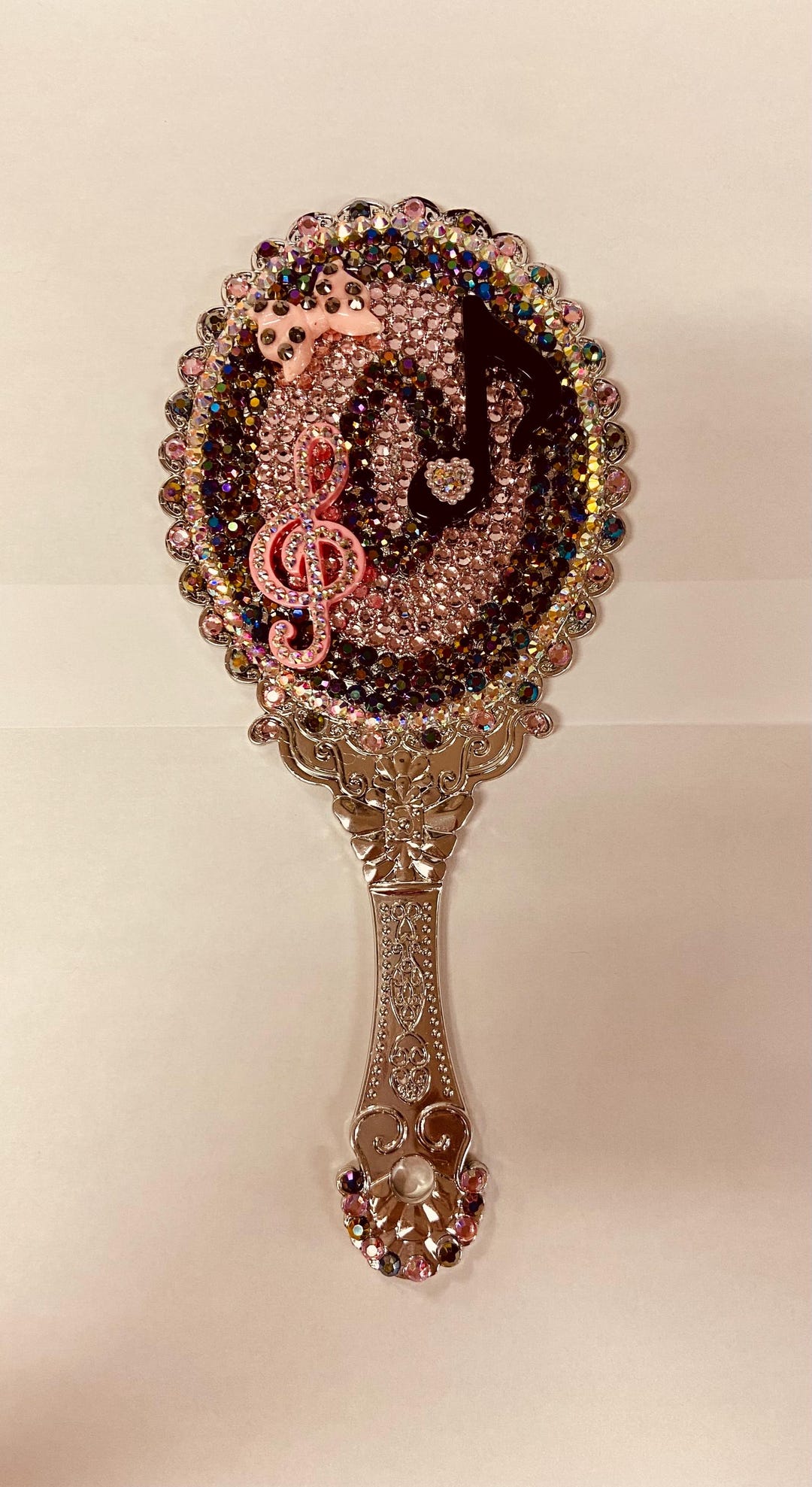 Hand Blinged Musical Theme Hand Mirror - Etsy