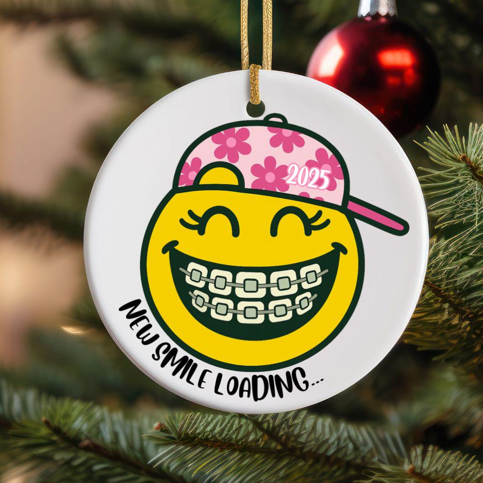 Personalized Braces Christmas Ornament, First Christmas With Braces ...