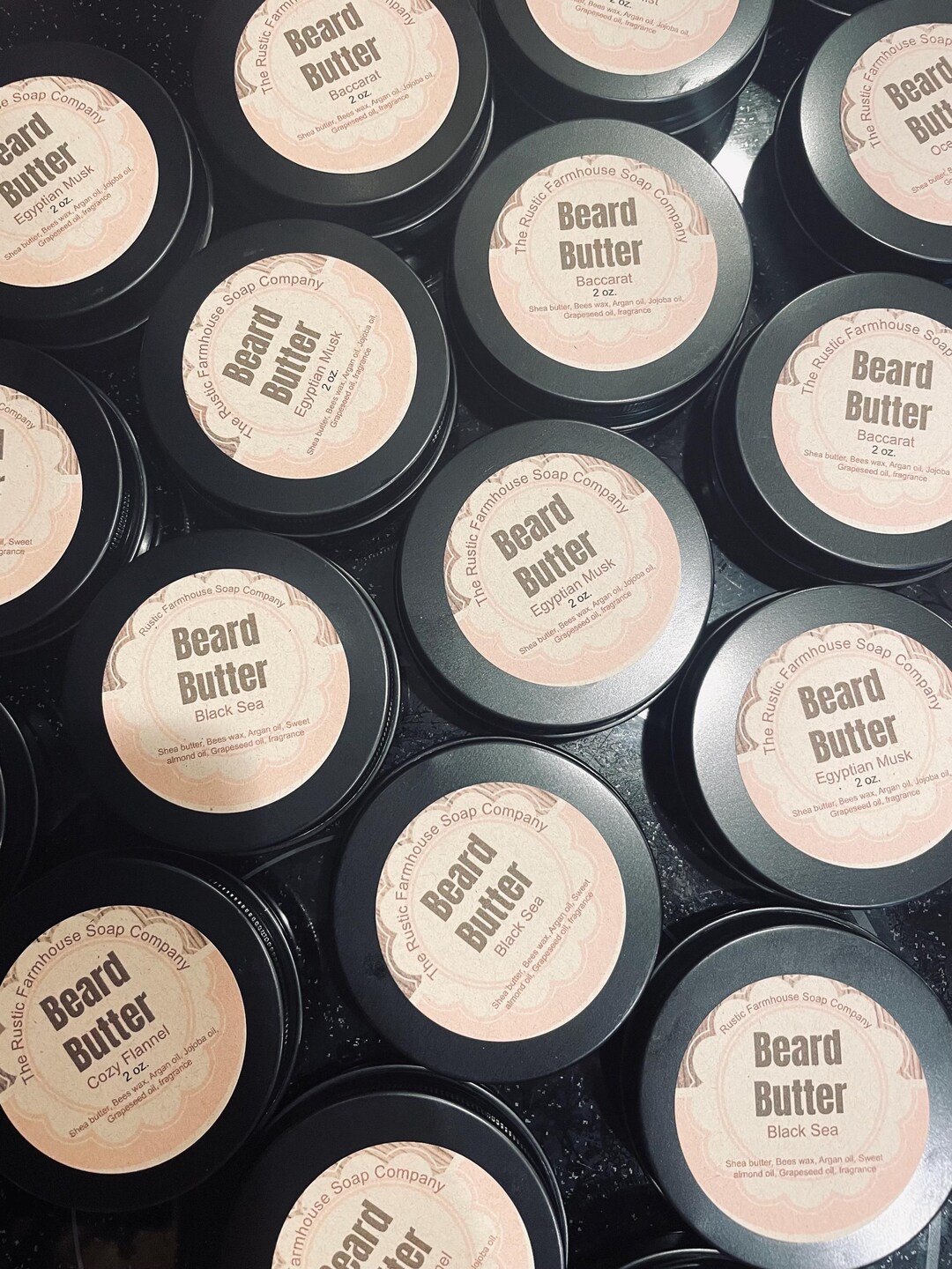 The Rustic Farmhouse Beard Butter, Balm for Men, Beard Balm Conditioner ...