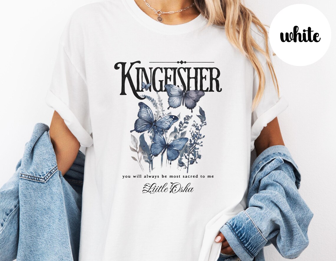 Quicksilver Book Kingfisher Comfort Colors T-shirt: Romantasy Bookish ...