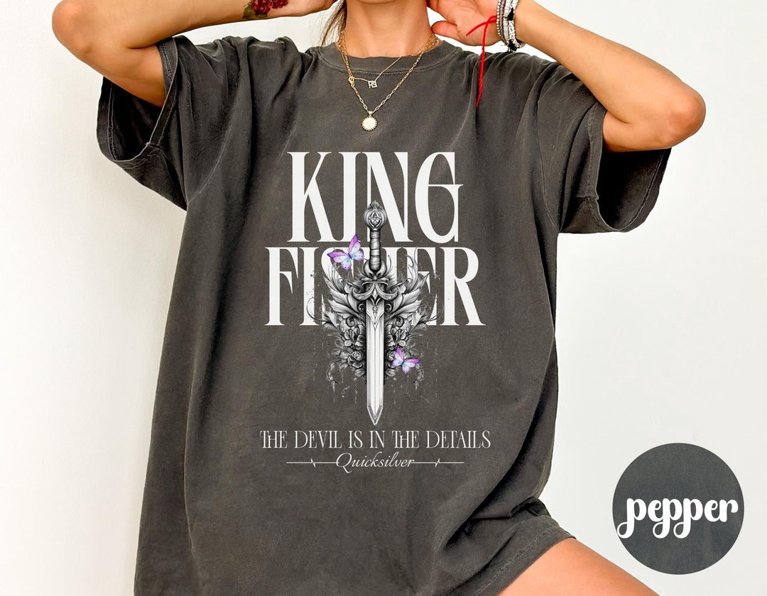 Quicksilver Book Kingfisher T-shirt Comfort Colors®, Fantasy Bookish ...