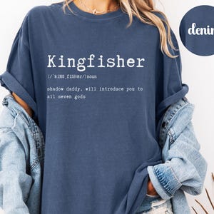 Quicksilver Book Kingfisher T-shirt Comfort Colors®, Fantasy Bookish ...