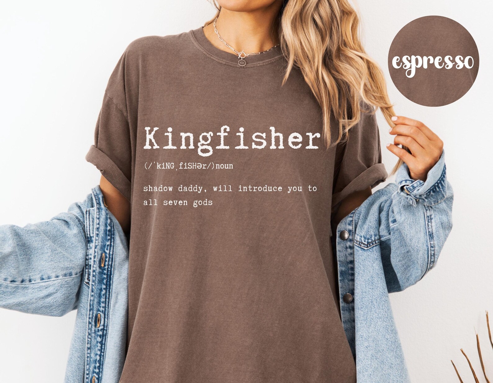 Quicksilver Book Kingfisher T-shirt Comfort Colors®, Fantasy Bookish ...