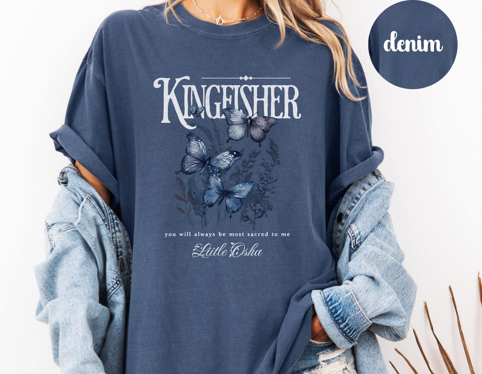 Quicksilver Book Kingfisher Comfort Colors T-shirt: Romantasy Bookish ...