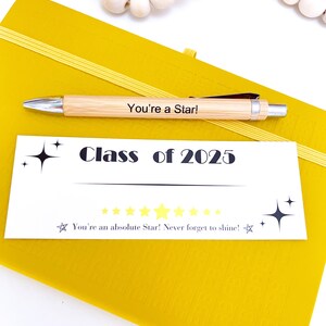 Class of 2025 Card With Pen, You’re a Star Gift ,class of 2025 Gift ...