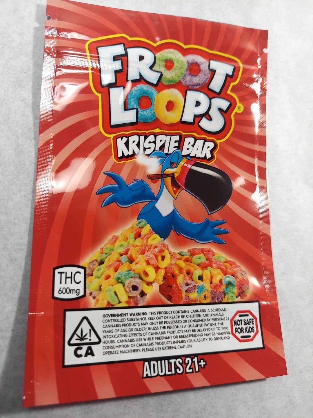 Edible Cereal Bar Packaging Empty 50pc - Etsy