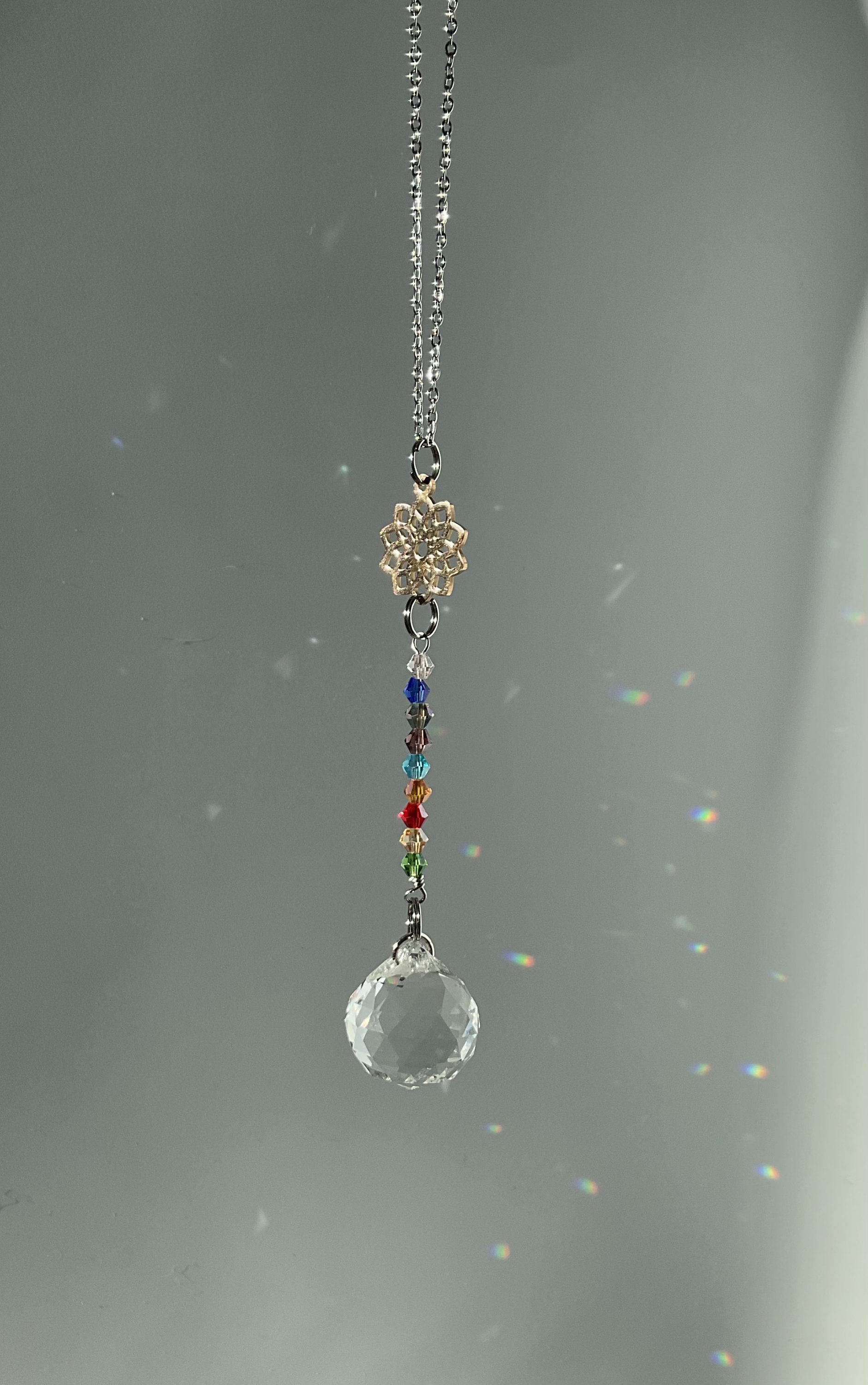 Crystal Suncatcher Rearview Mirror Car Charm Hanger - Etsy