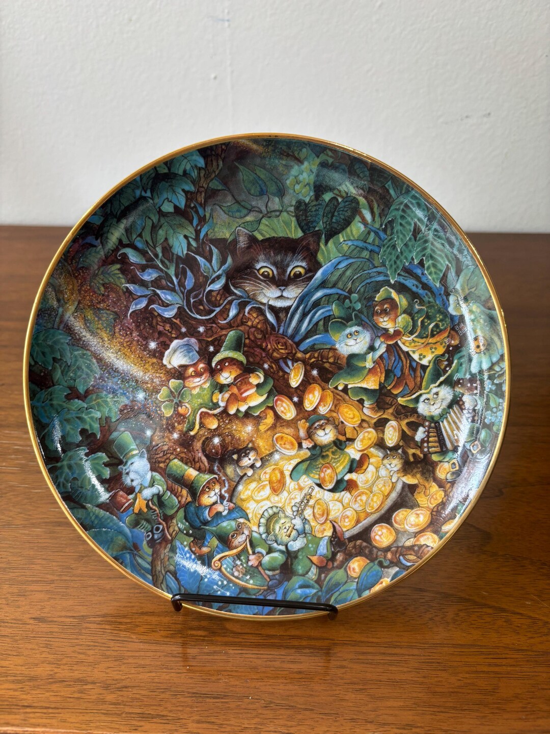 Vintage Franklin Mint "st. Catrick's Day" Collector Plate by Bill Bell ...