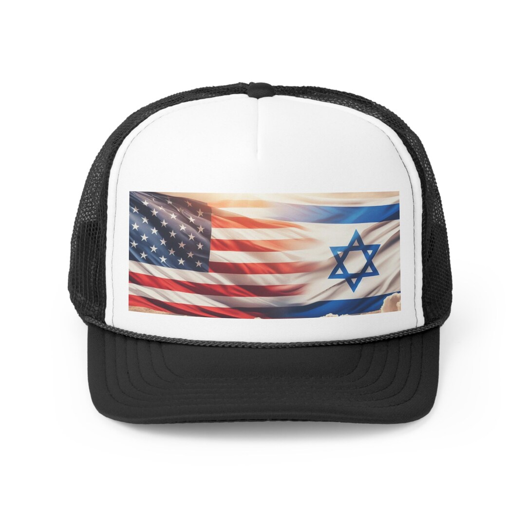 Israel Hatstand With Israel Hatmix Flagsisrael Flag Hatusa - Etsy